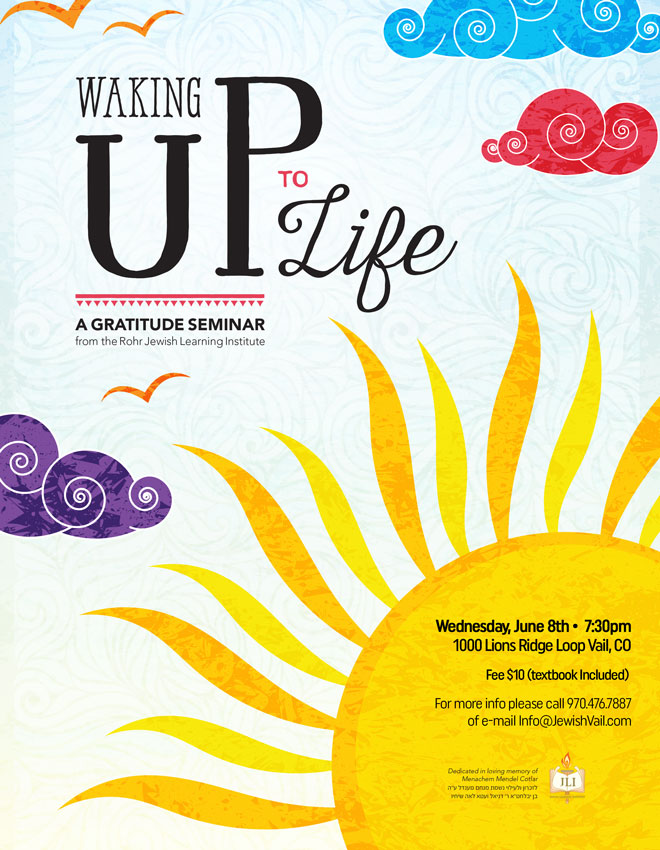Wake Up To Life - JewishVail.com